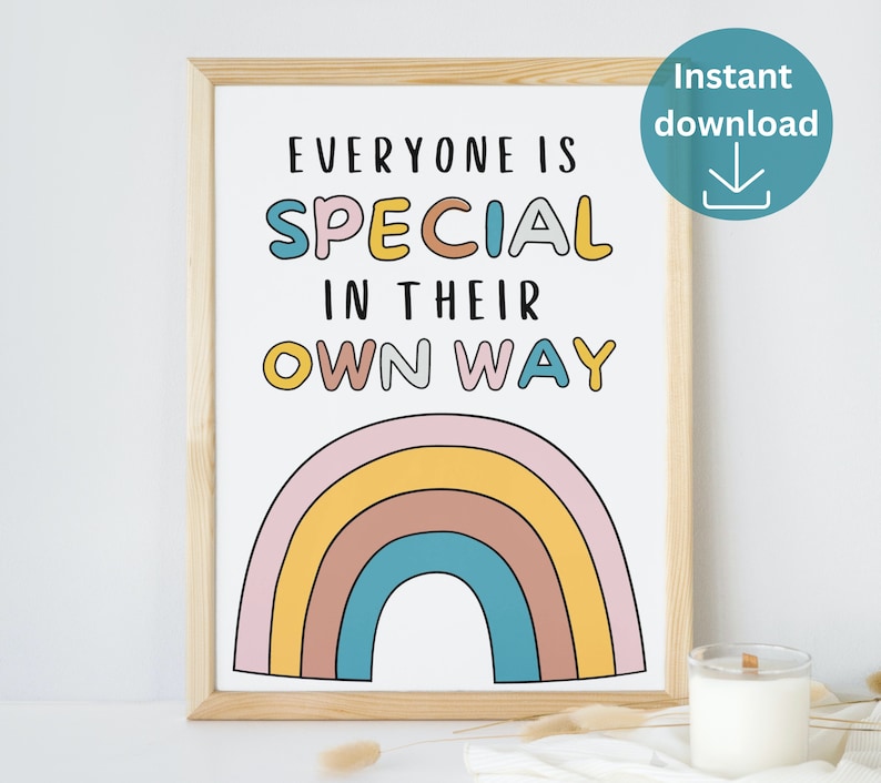 Social Worker Poster Diversity School Counselor Office Decor ...