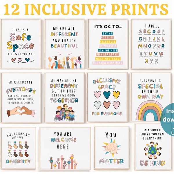 Inclusive Classroom Decor - Etsy