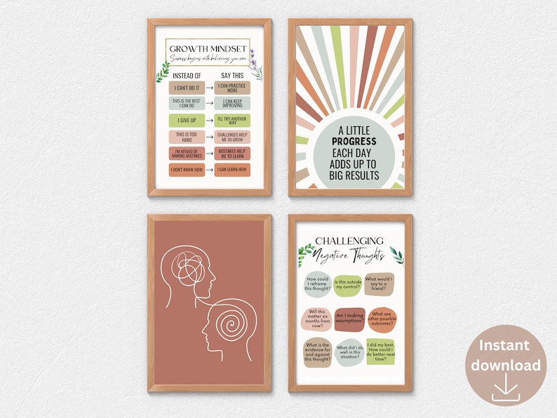 20 Therapy Office Decor Mental Health Poster Therapist Decor Therapy ...