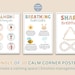 30 Boho Calming Corner Posters Printable, Calm Corner Sign, Calming ...
