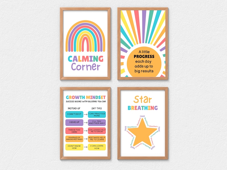 30 Coping Skills Posters for Toddler: Empower Emotions, Feelings, and ...