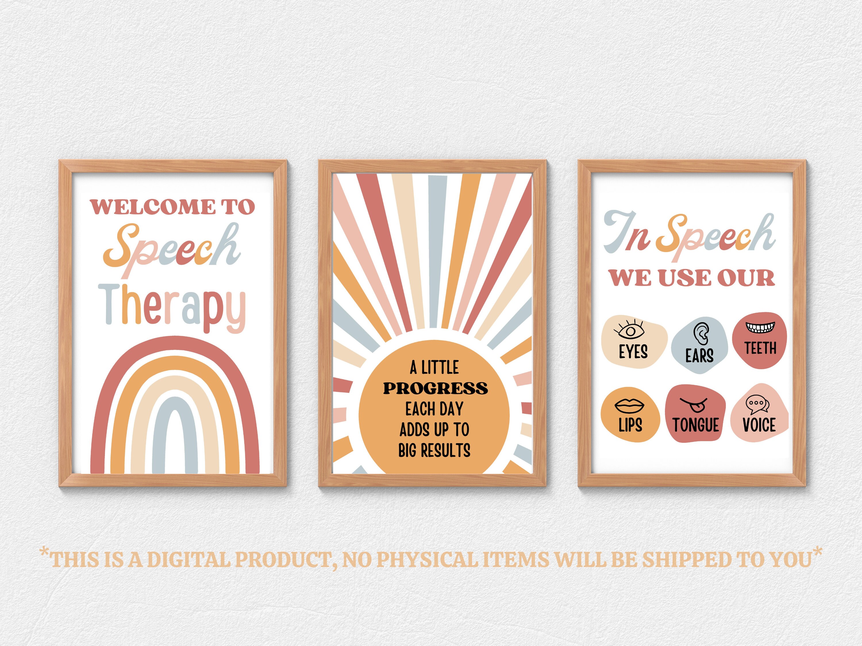 10 Speech Therapy Room Decor, Speech Therapy Poster, Speech Sign ...