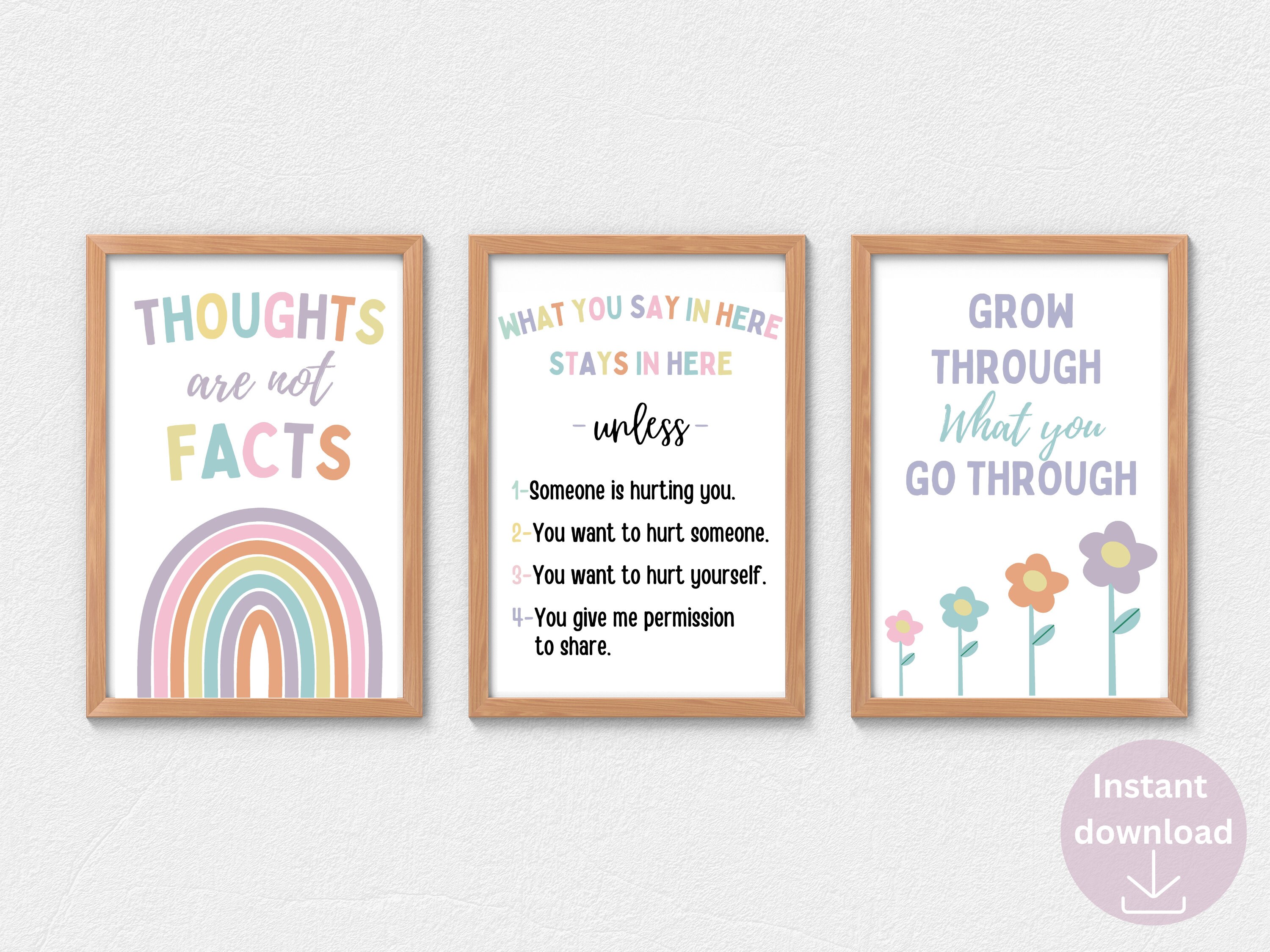 10 School Counseling Posters Signs Guidance Counselor Posters Counselor ...