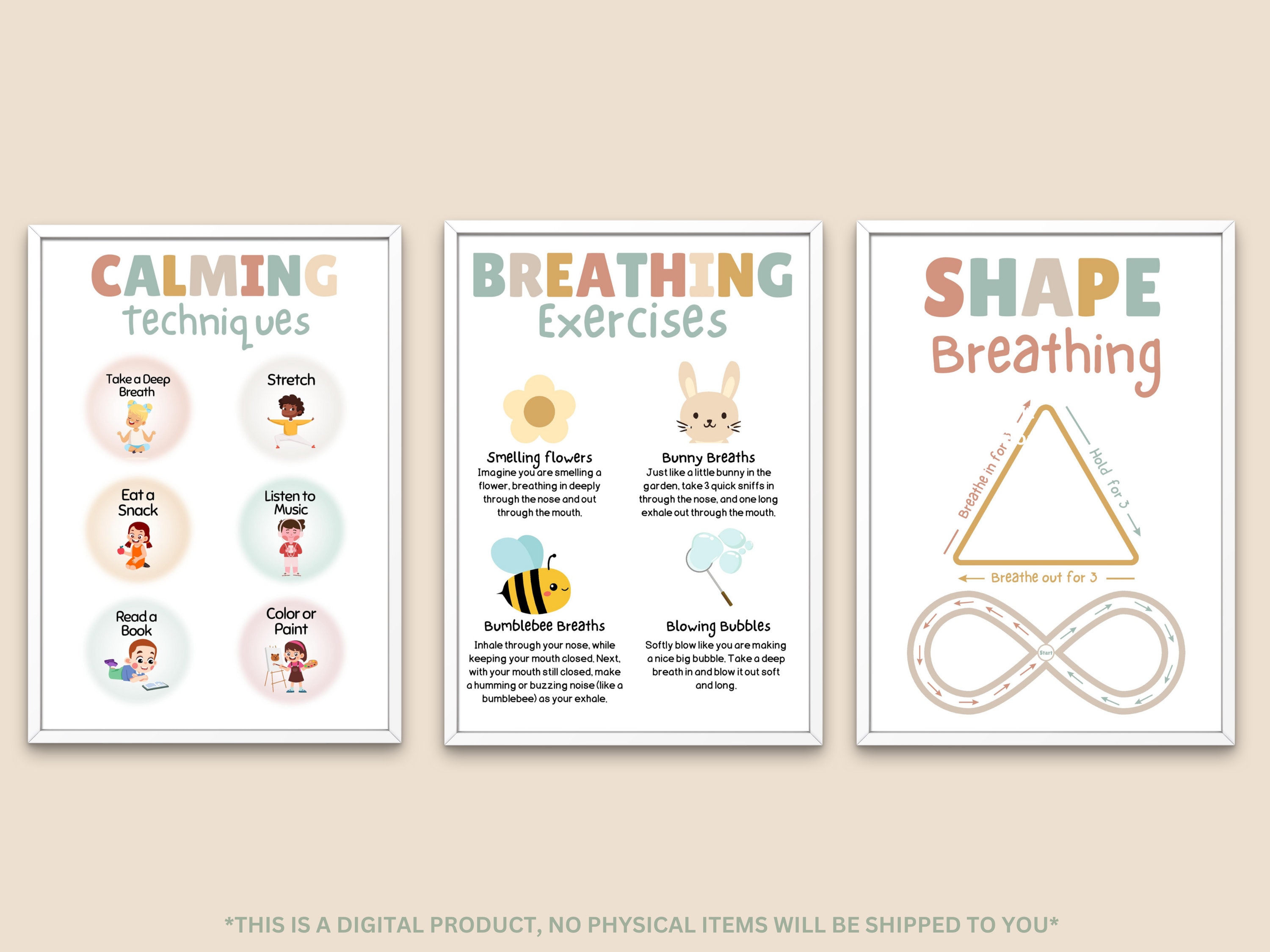 30 Coping Skills Posters for Toddler: Empower Emotions, Feelings, and ...