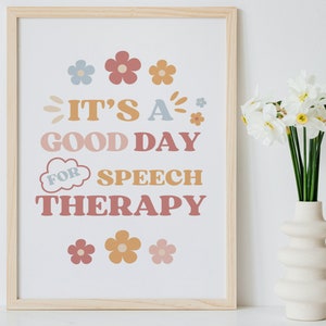 10 Speech Therapy Room Decor, Speech Therapy Poster, Speech Sign ...