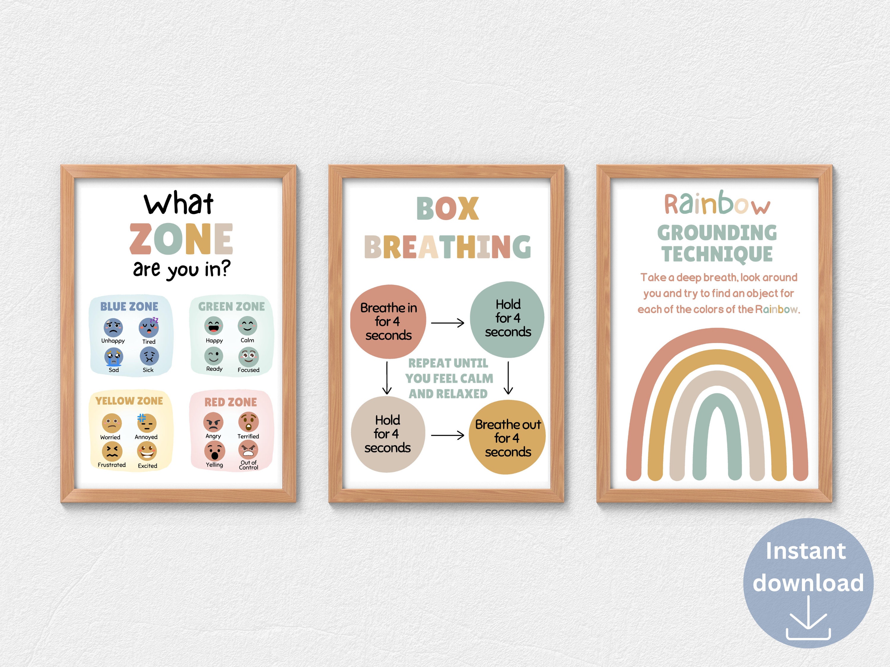 30 Coping Skills Posters for Toddler: Empower Emotions, Feelings, and ...