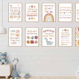 10 Speech Therapy Room Decor, Speech Therapy Poster, Speech Sign ...