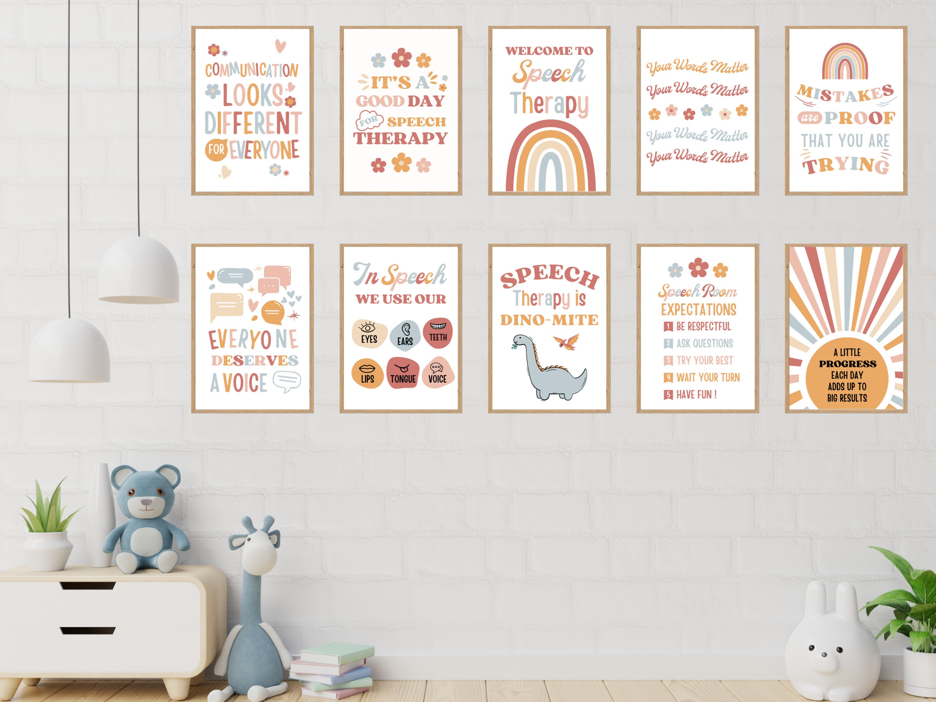10 Speech Therapy Room Decor, Speech Therapy Poster, Speech Sign ...