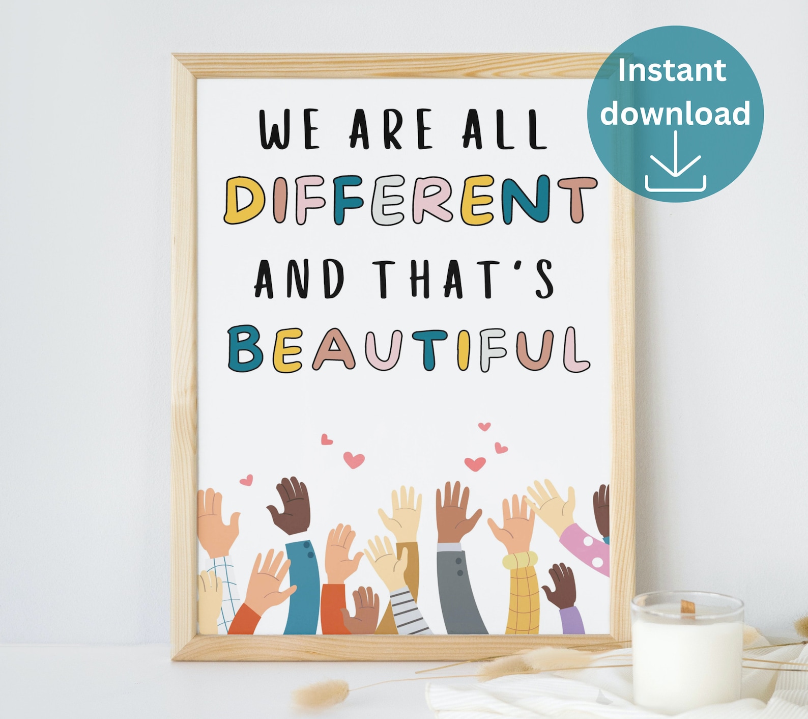 Inclusive Poster Diversity Poster School Counselor Office Decor ...
