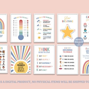 30 School Counseling Posters, School Counselor Office Decor ...