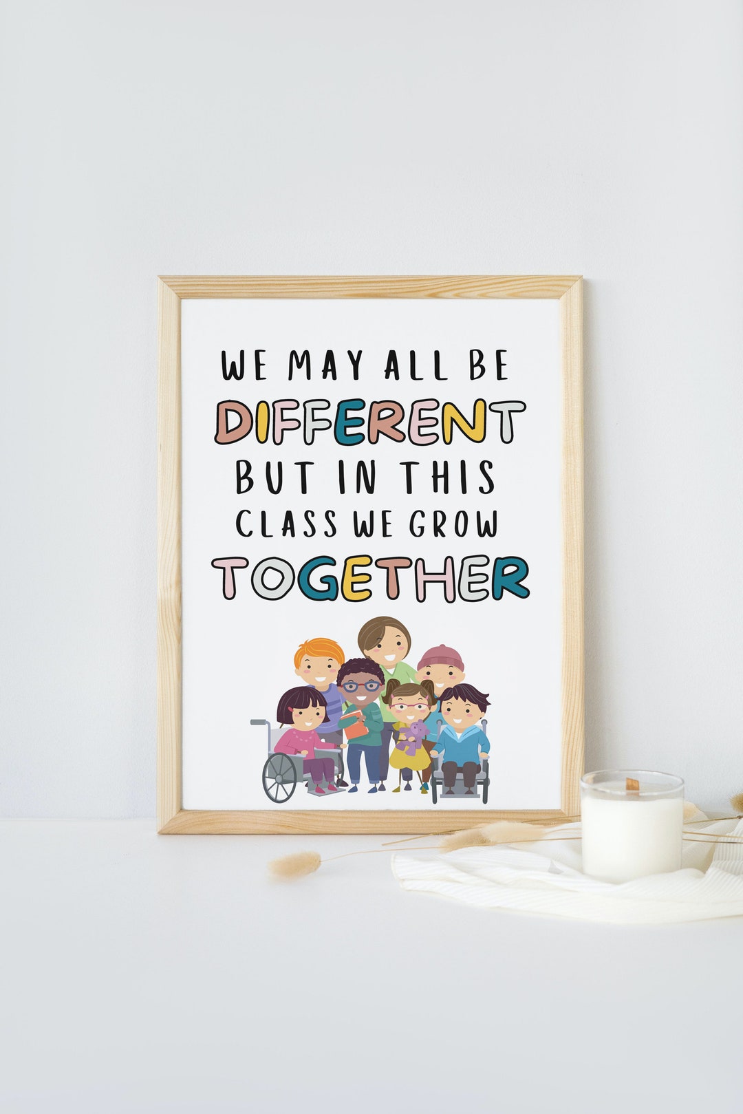 Inclusive Classroom Decor Equality and Diversity Poster School ...