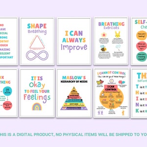 30 Calming Corner Posters, Calm Down Corner Poster Printable, Calm ...