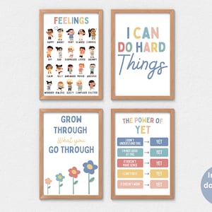 20 Calm Down Corner Posters Sign Kit Calming Decor Print Counselor ...