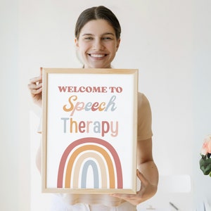 10 Speech Therapy Room Decor, Speech Therapy Poster, Speech Sign ...