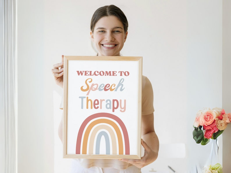 10 Speech Therapy Room Decor, Speech Therapy Poster, Speech Sign ...