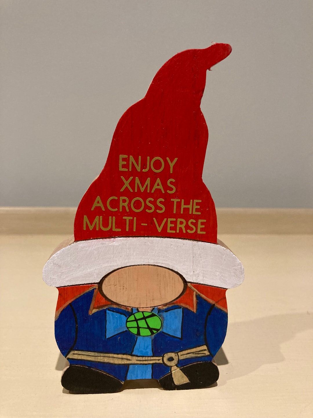 Superhero Marvel Inspired Doctor Strange Christmas Wooden Gonk Hand ...