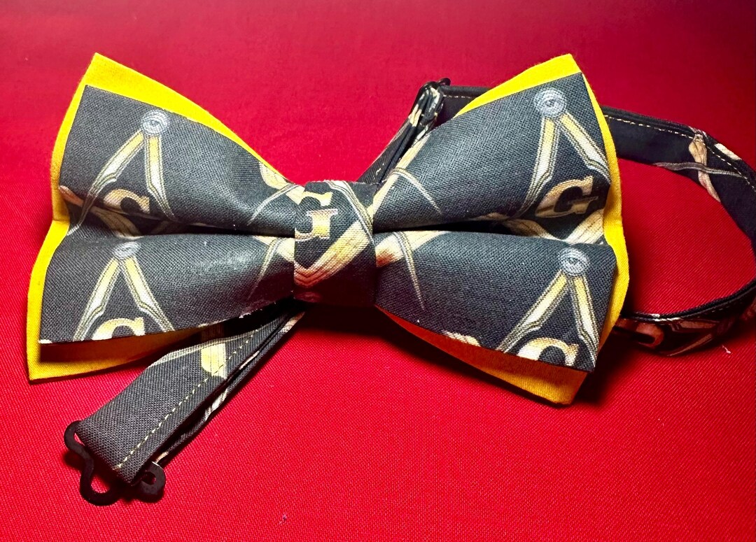 Masonic Bow Tie Size 3”x5”. HANDMADE - Etsy
