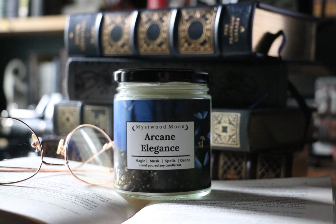 Arcane Elegance - Masculine Candle - Soy Candle - Handpoured - Fantasy ...