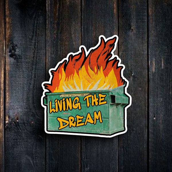 Living the Dream Stickers - Etsy