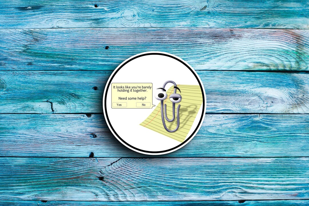 Clippy Sticker - Etsy