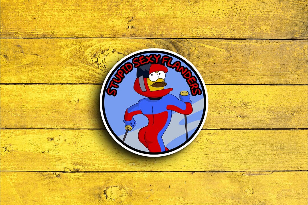 Sexy Flanders simpsons Sticker - Etsy