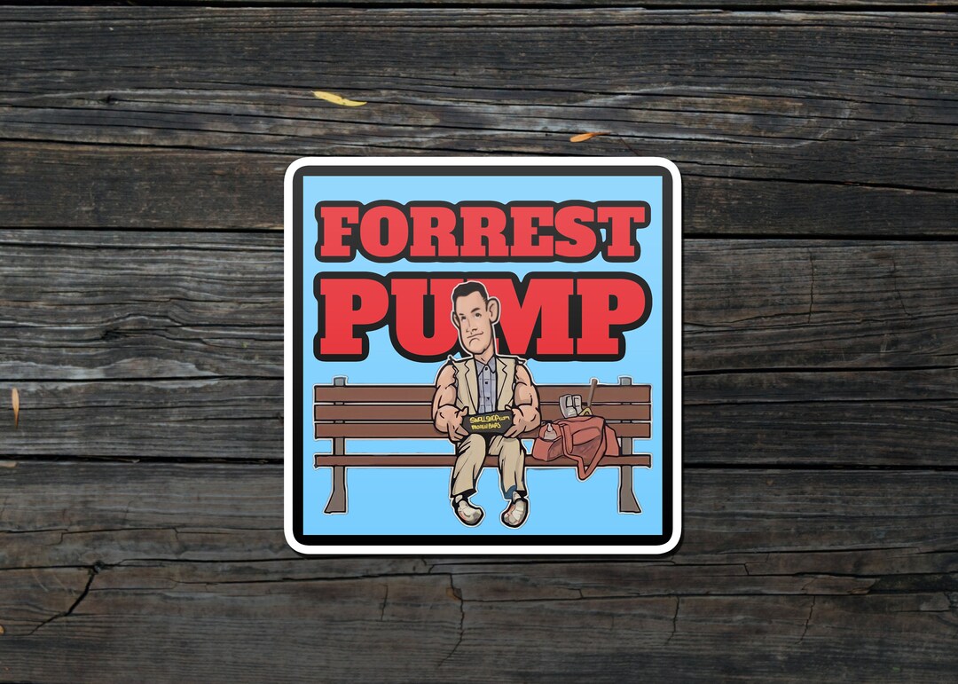 Forrest Pump Sticker - Etsy