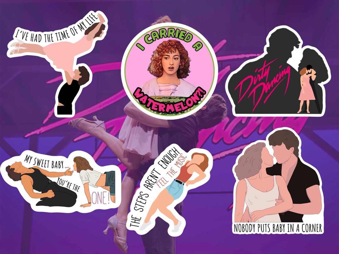 The Dirty Dancing Sticker Pack 6 Stickers - Etsy