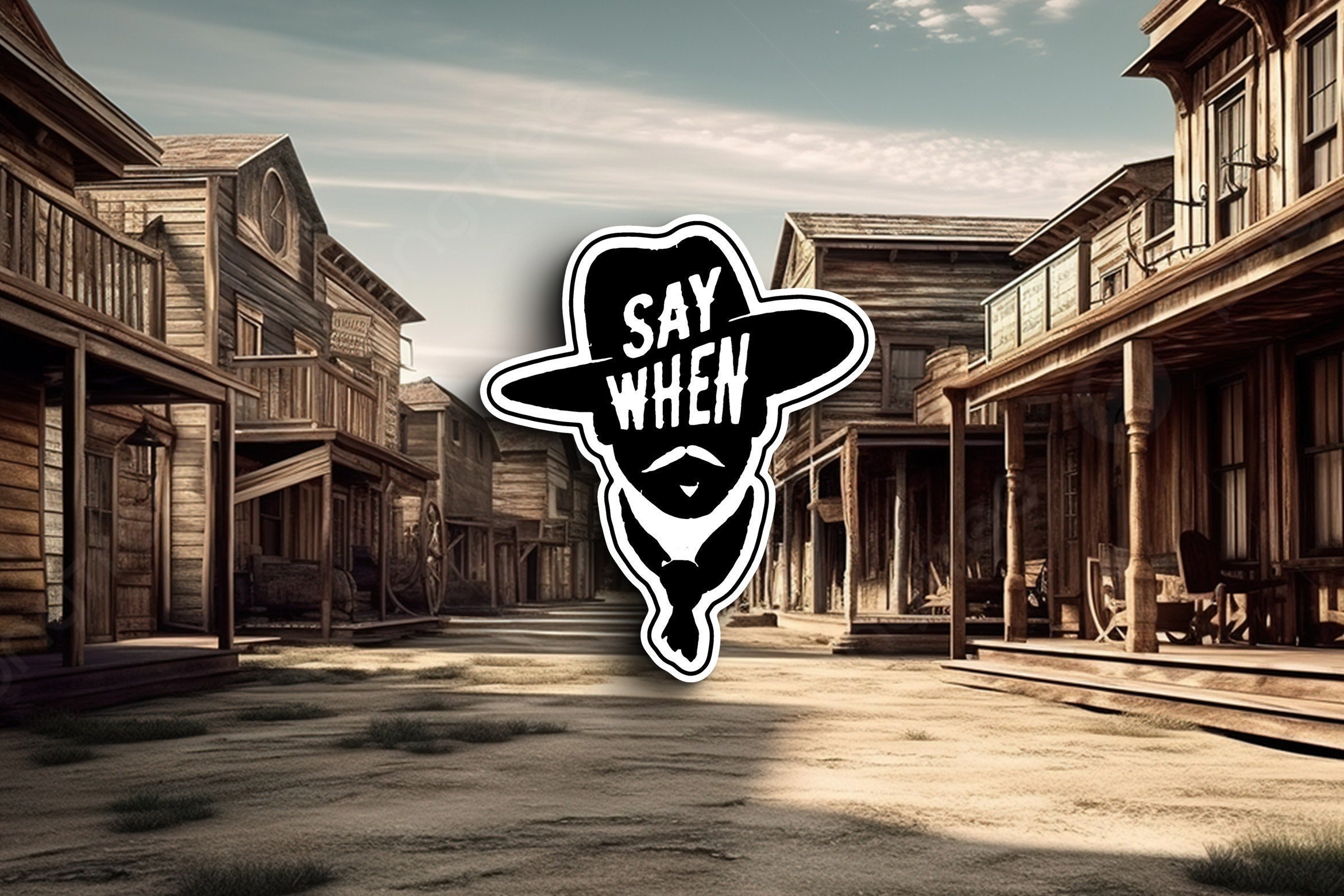 Say When tombstone Sticker - Etsy