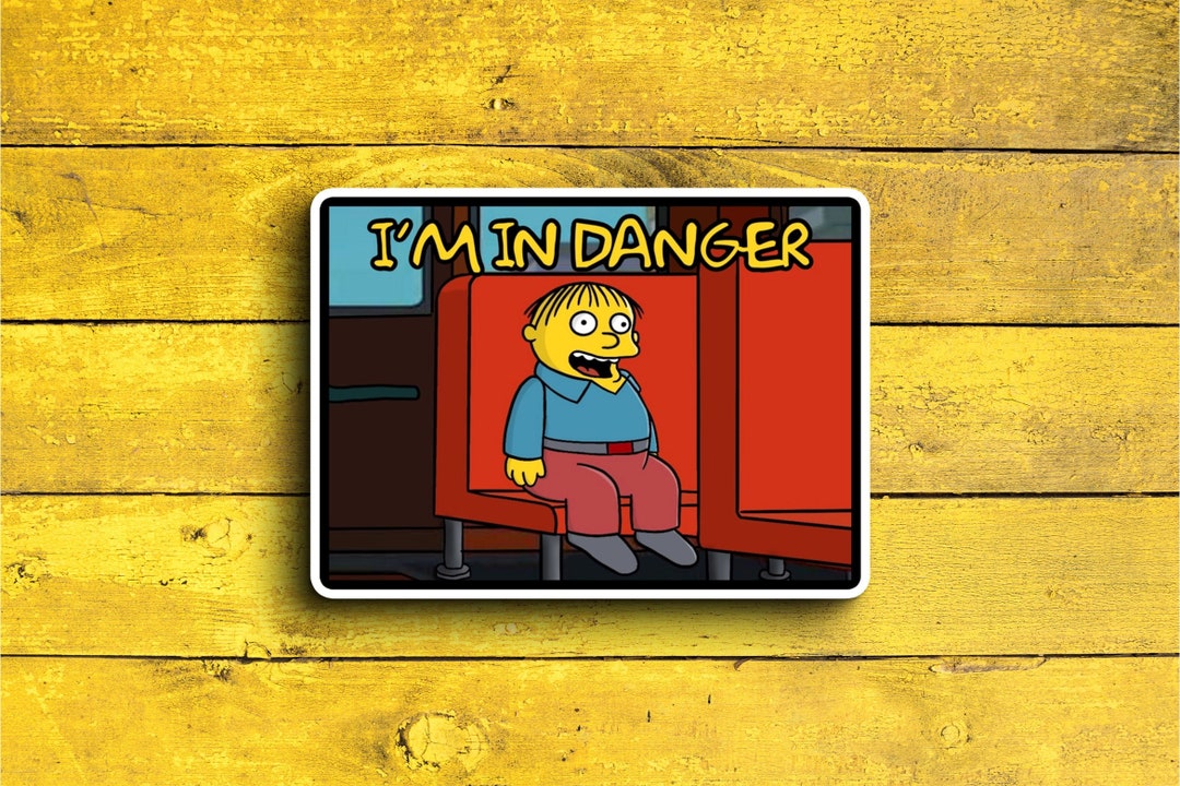 I'm in Danger simpsons Sticker - Etsy