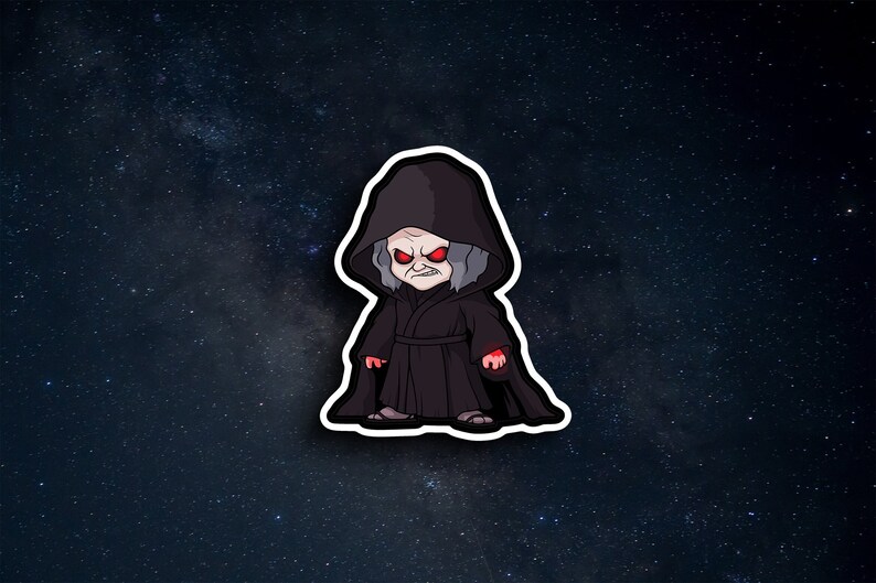 Sheev Palpatine Star Wars Sticker - Etsy