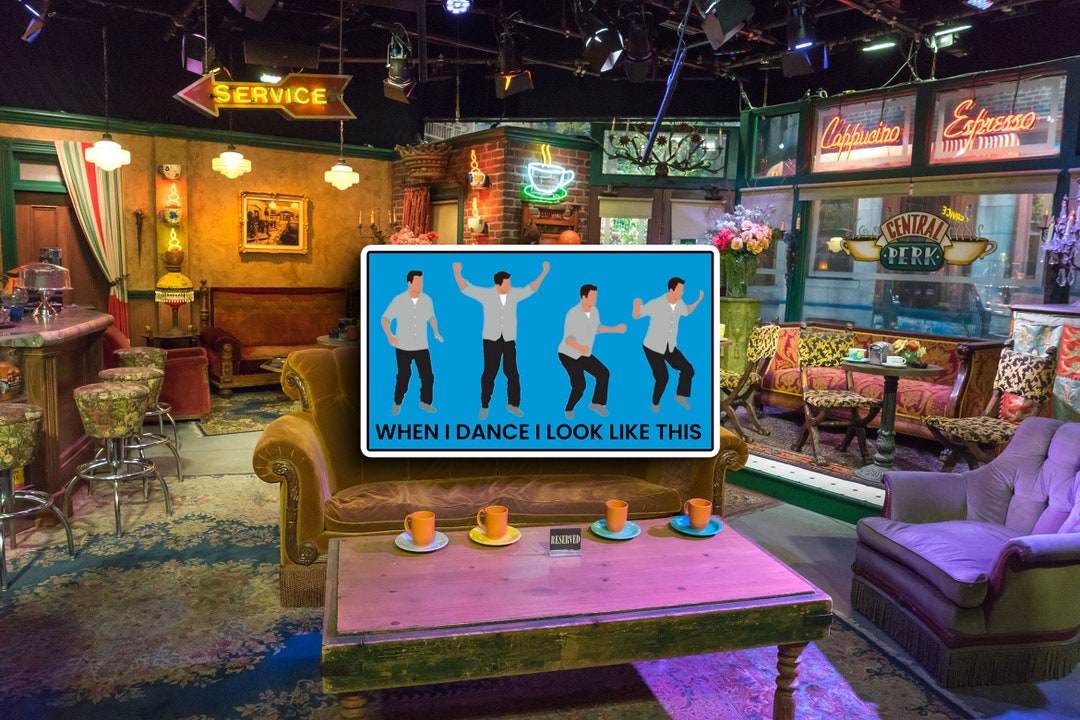 Chandler Dancing friends Sticker - Etsy