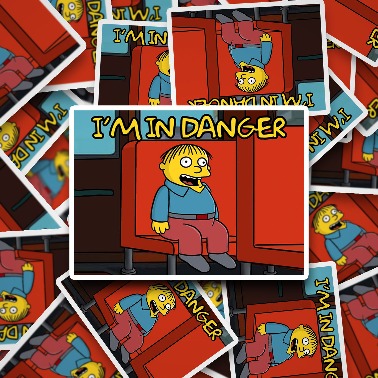 I'm in Danger simpsons Sticker - Etsy