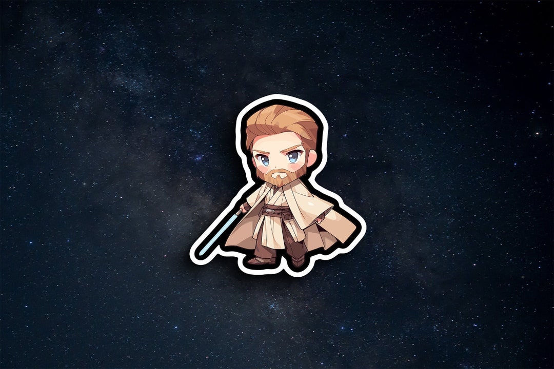 Obi-wan Kenobi Star Wars Sticker - Etsy