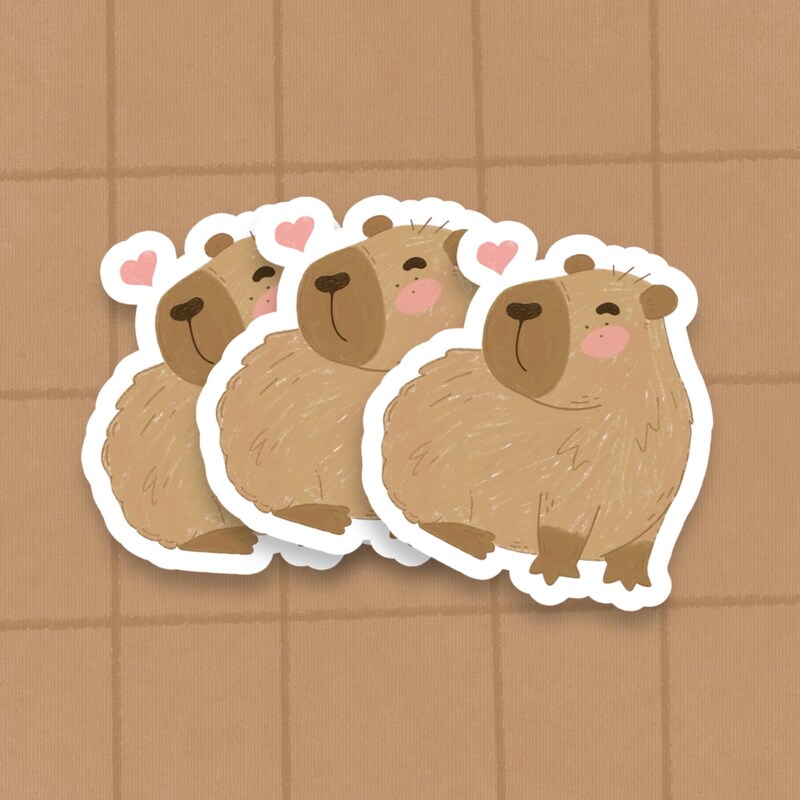 Adorable Capybara Kawaii - Etsy