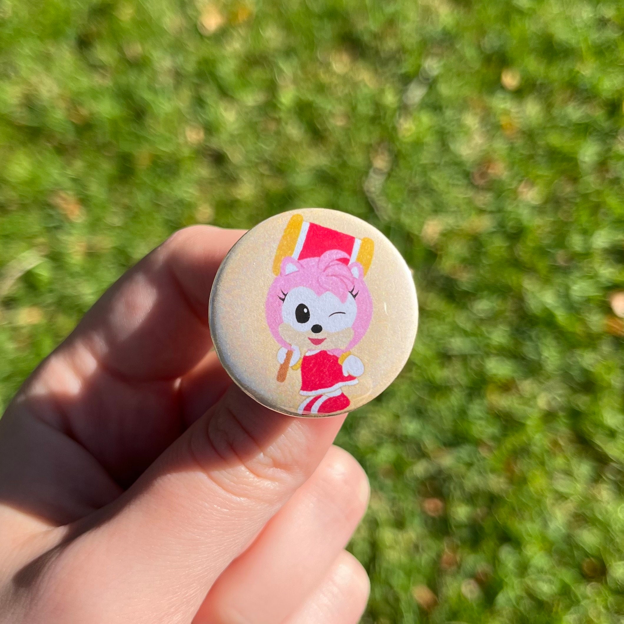 Sonic Buttons | Handmade Pinback Button | 1.25 Inch | Adorable Pins ...