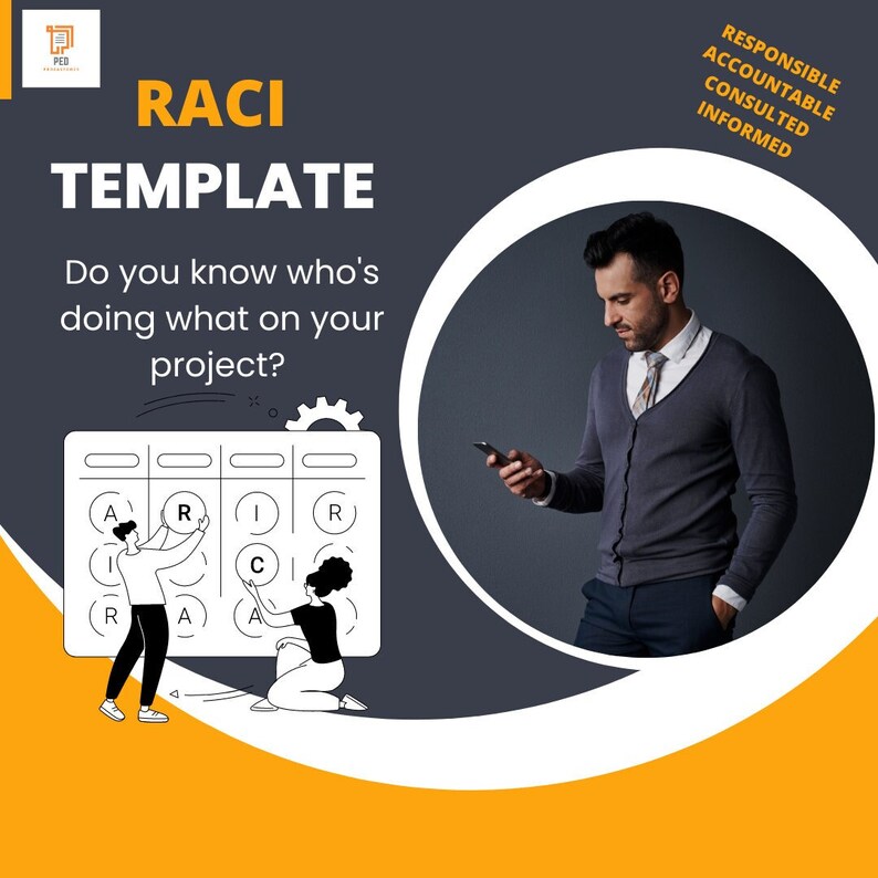 RACI Matrix Template - Etsy