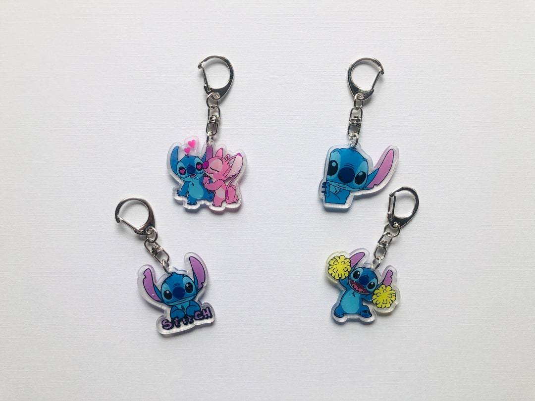Funny Stitch Lilo Love Keychains - Etsy
