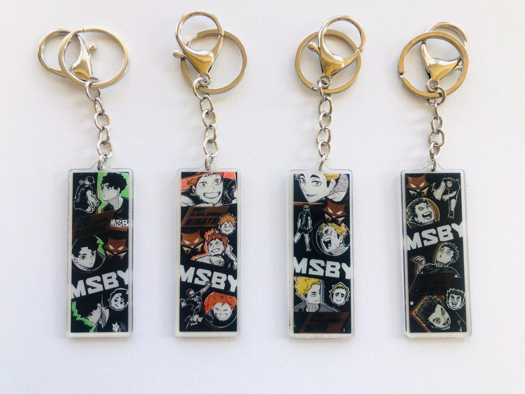 Haikyuu MSBY Volleyball Anime Keychain Bagcharm Pendant - Etsy