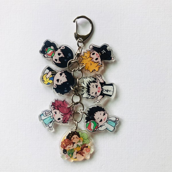 Haikyuu Keychain - Etsy Australia