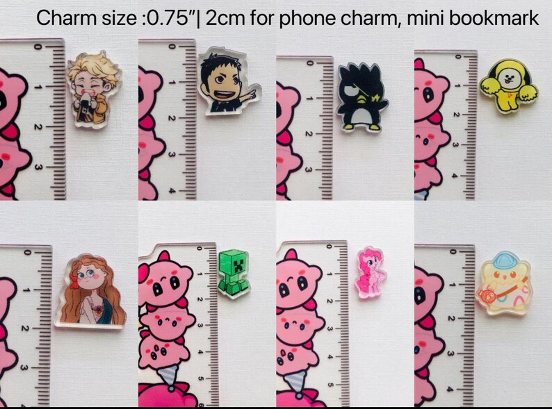 Cute Funny Panda Phone Charm Keyring Bagcharm - Etsy