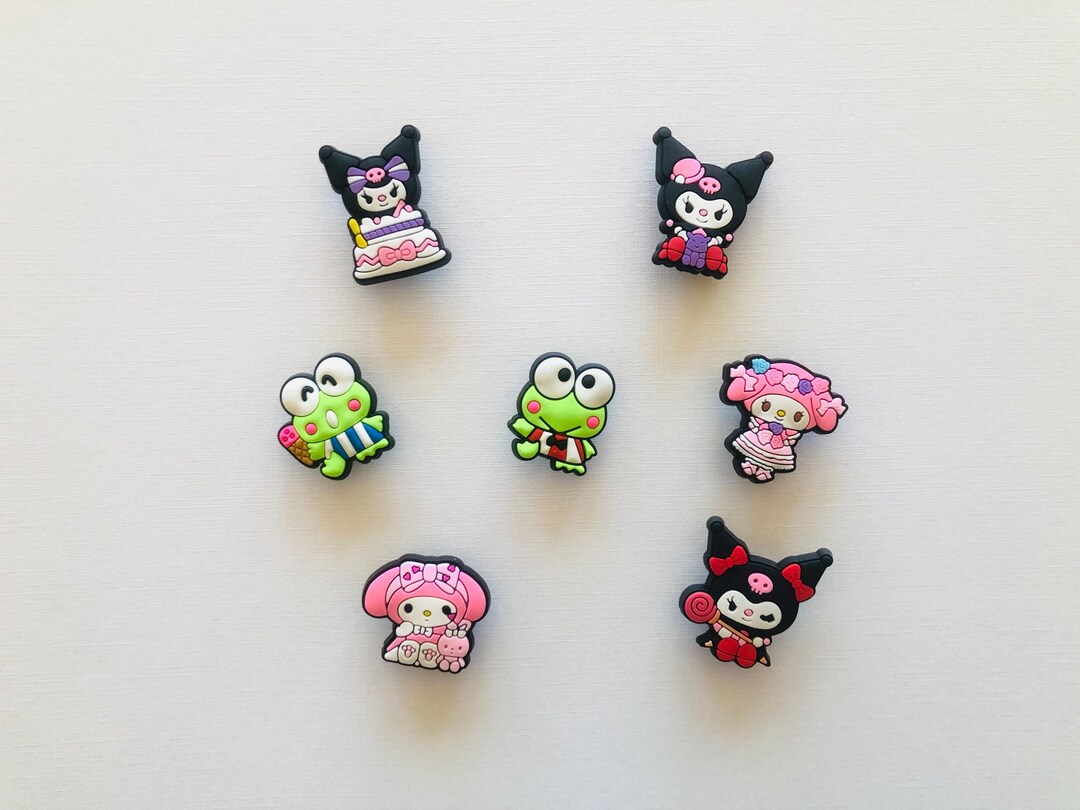 Keropp My Melody Kuromi Frog Shoe Charms - Etsy