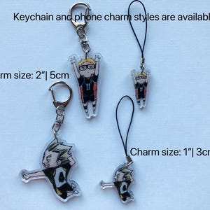 Haikyuu Phone Charm Keyring Bagcharm Volleyball Anime - Etsy