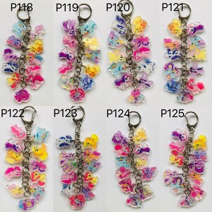 My Little Pony Bunches Keychains Backpack Charms Pendant - Etsy