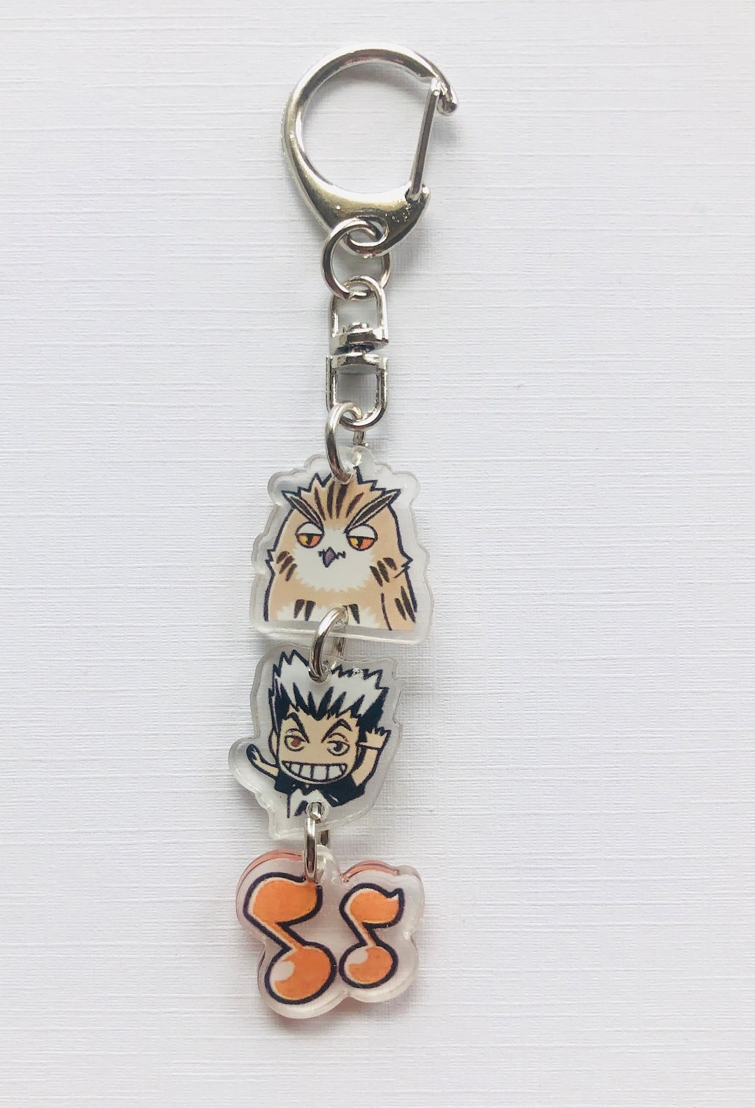 Haikyuu Animal Tournament Anime Volleyball Keychain Pendant - Etsy