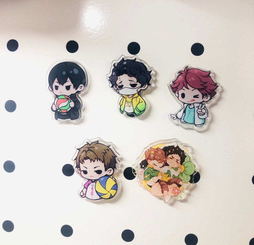 Haikyuu Magnet Volleyball Hinata Kageyama Kozume Bokuto Kuroo ...