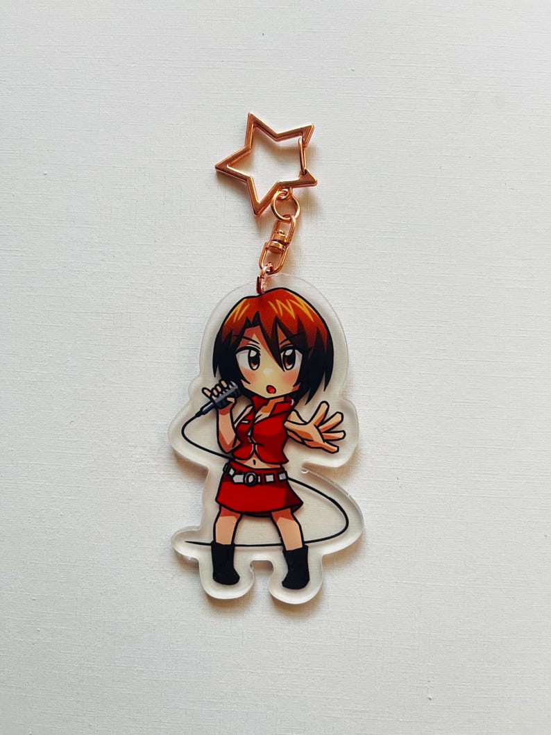 Vocaloid Miku Kasane Teto Keyring Bagcharm - Etsy