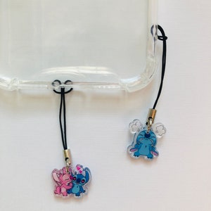 Stitch Phone Charm Keyring Bagcharm - Etsy