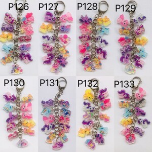 My Little Pony Bunches Keychains Backpack Charms Pendant - Etsy