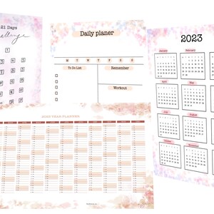 Printable 2023 August Calendar | Landscape - Etsy