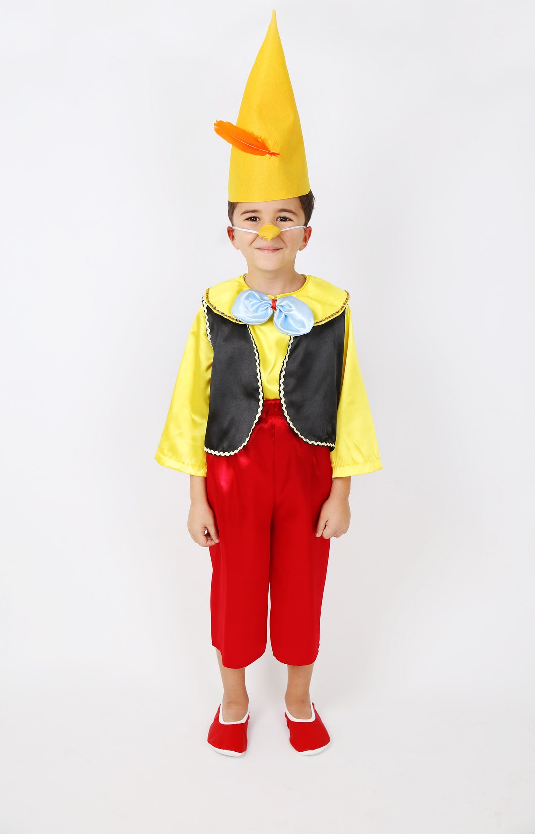 Pinocchio Kids Costume Handmade Pinocchio Kids Costume Funny - Etsy